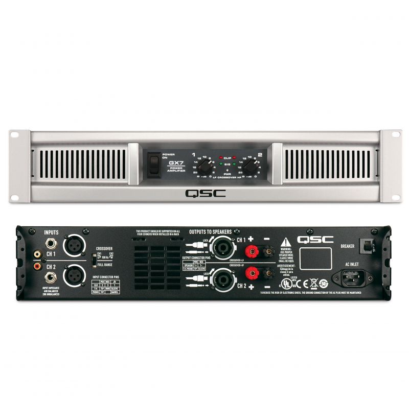 GX7 potencia QSC